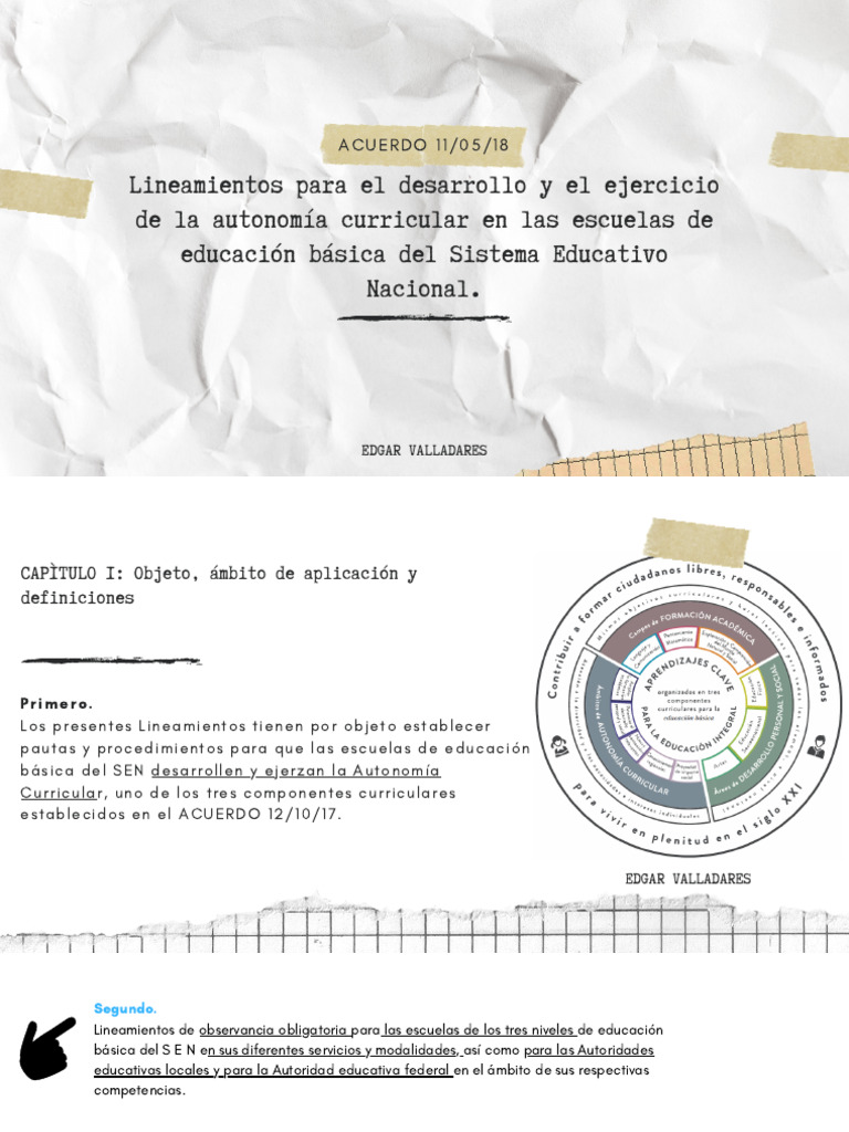 Autonomía Curricular en Educación Básica | PDF | Escuelas | Educación ...