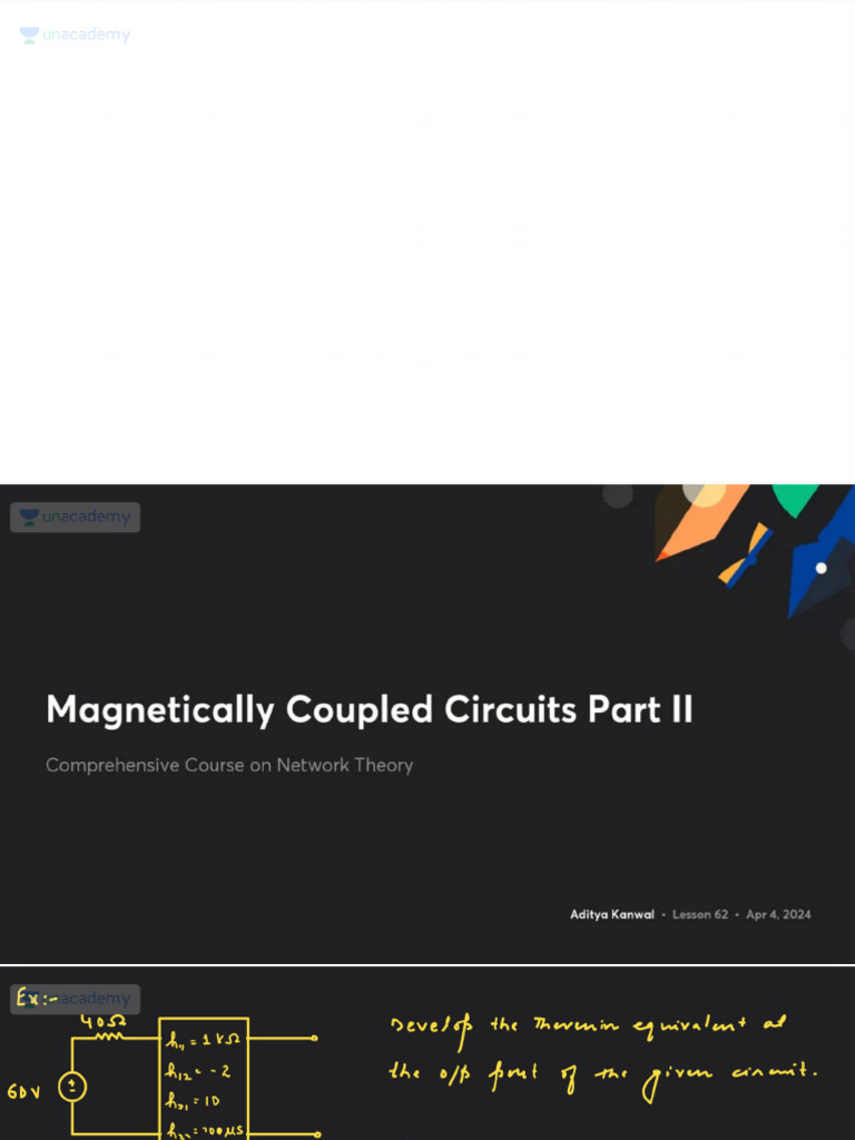 Magnetically Coupled Circuits Part II With Anno | PDF