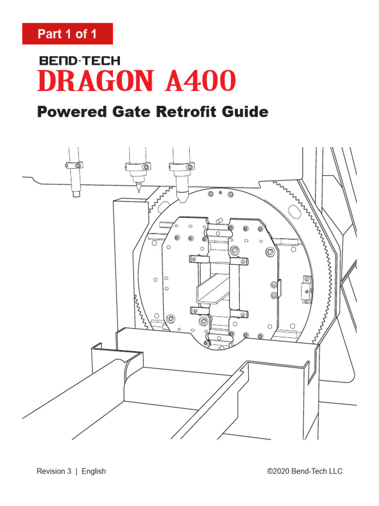 A400 Powered Gate Retrofit Guide v3 | PDF | Screw | Drill