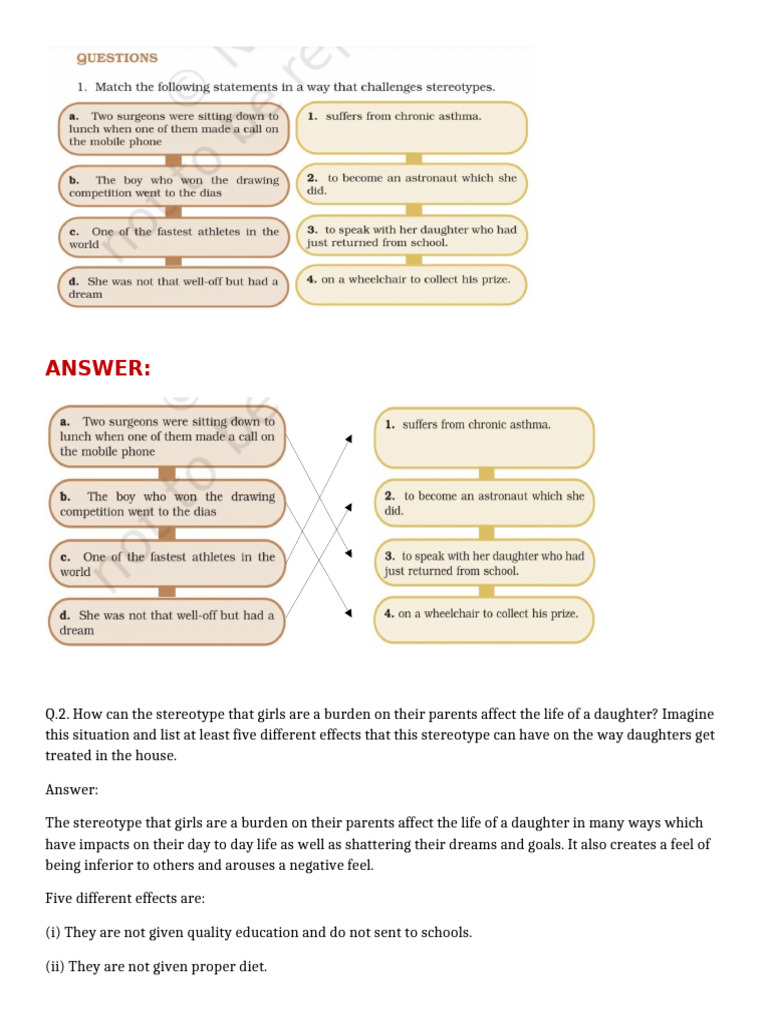Class 6 Chapter-2 Exercise | PDF