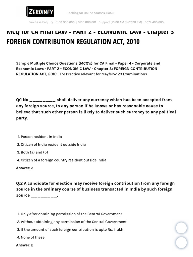 PMLA Questions 2 | PDF