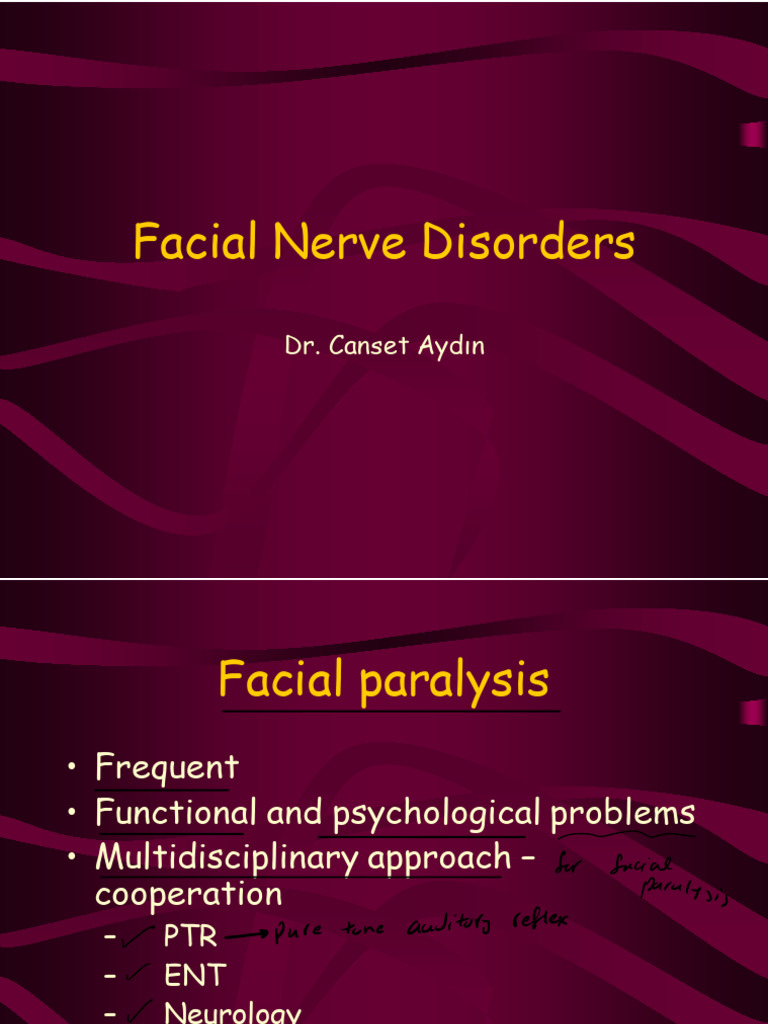 1 - Facial Nerve Disorders 2 | PDF | Neurology | Diseases And Disorders