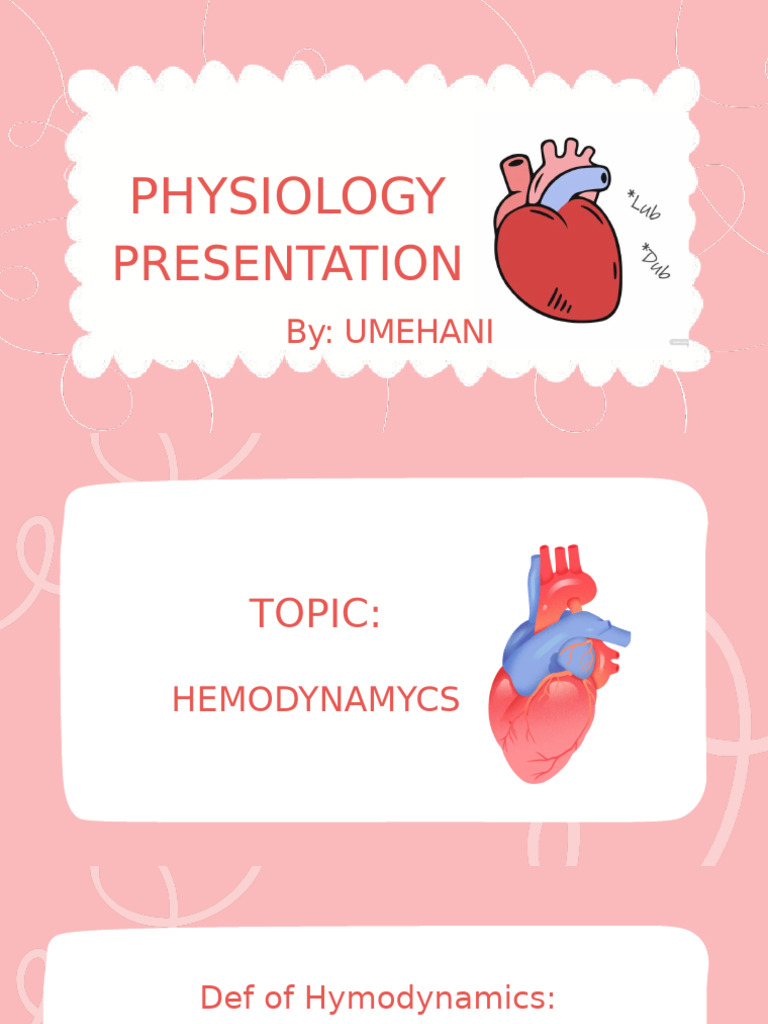 Physiology Presentation | PDF