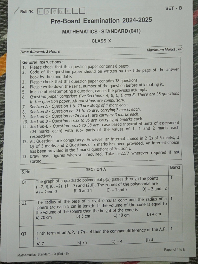 Set B Maths Half Yearly 20-Nov-2024 10-04-36 | PDF