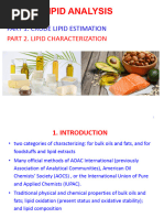 Total Fat Analysis Methods and Standards | PDF | Ether | Milk