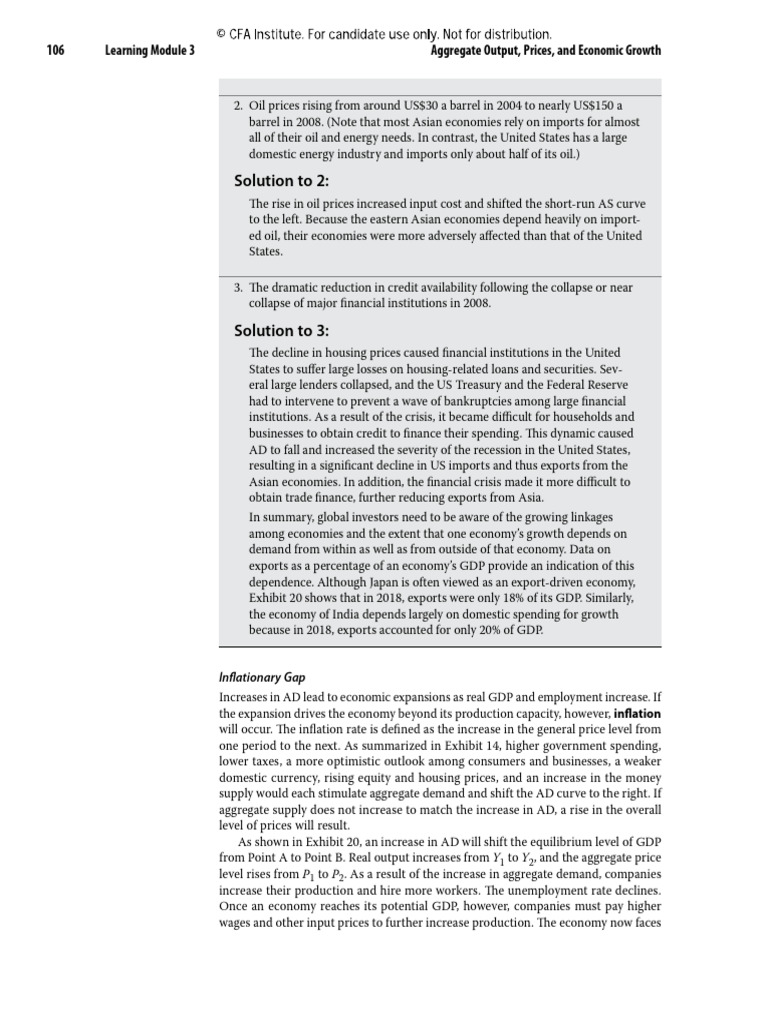 Solution To 2:: Learning Module 3 Aggregate Output, Prices, and ...