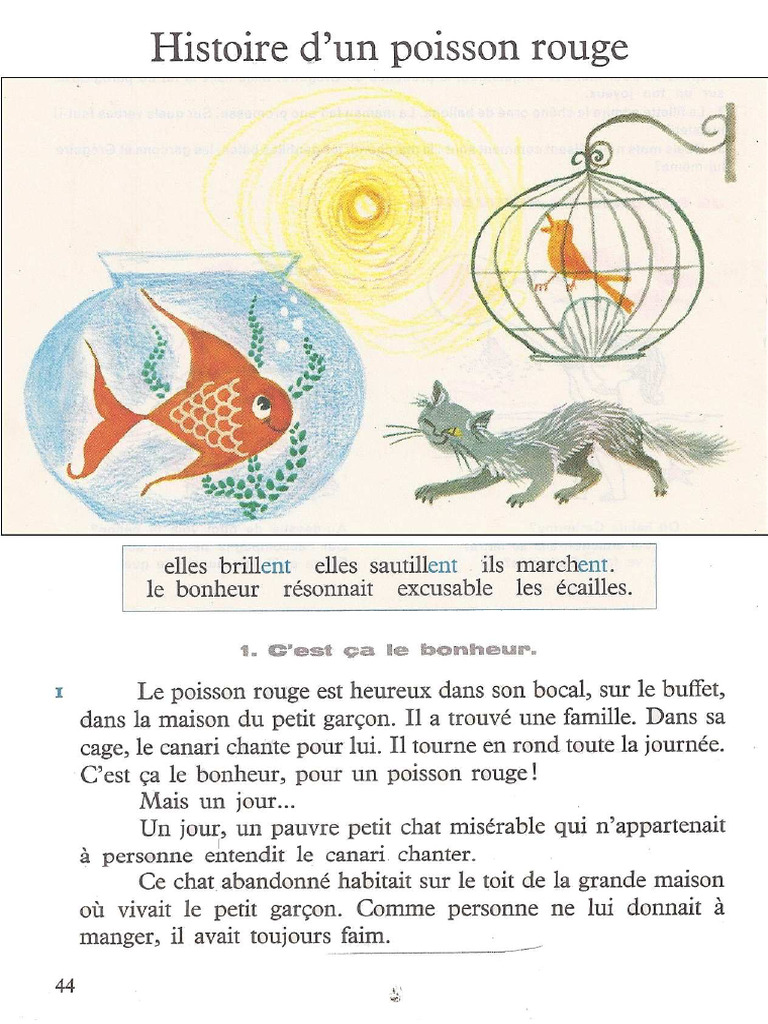 06 Histoire D-Un Poisson Rouge - R. Mauge | PDF