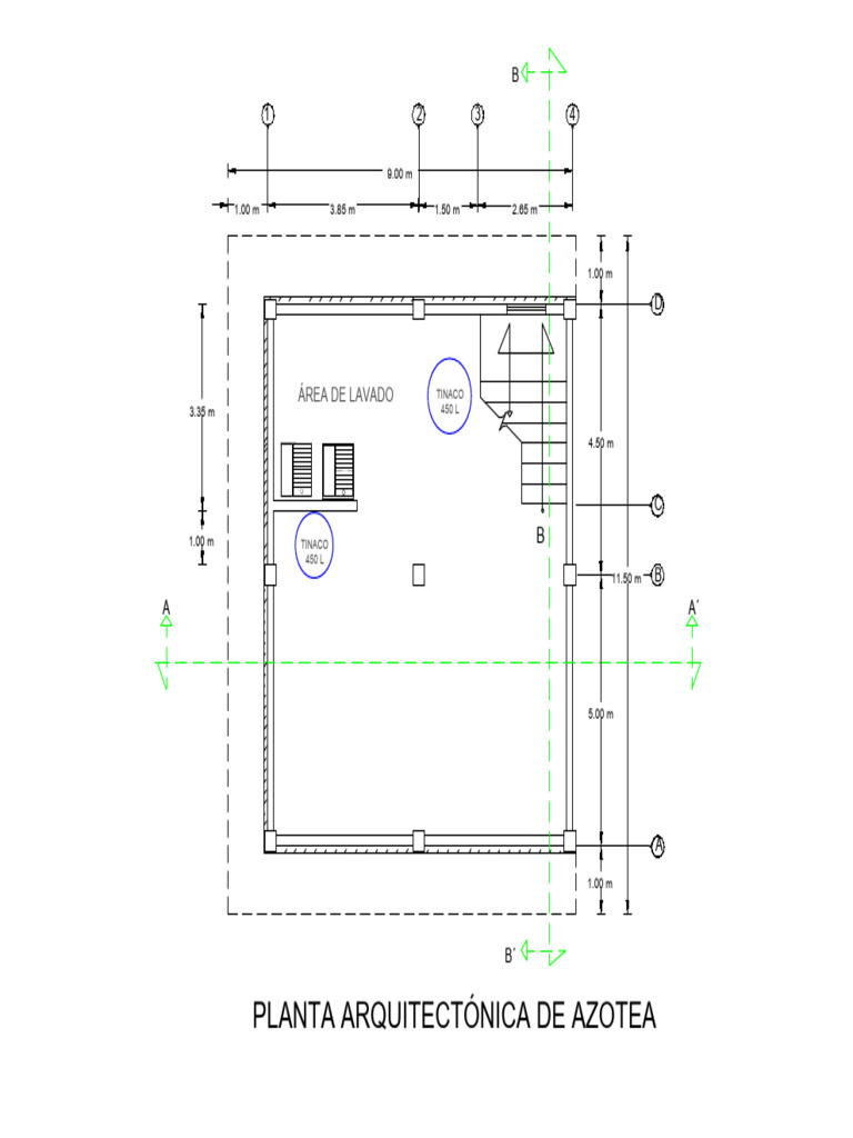 Plano Arquitectonico Azotea | PDF