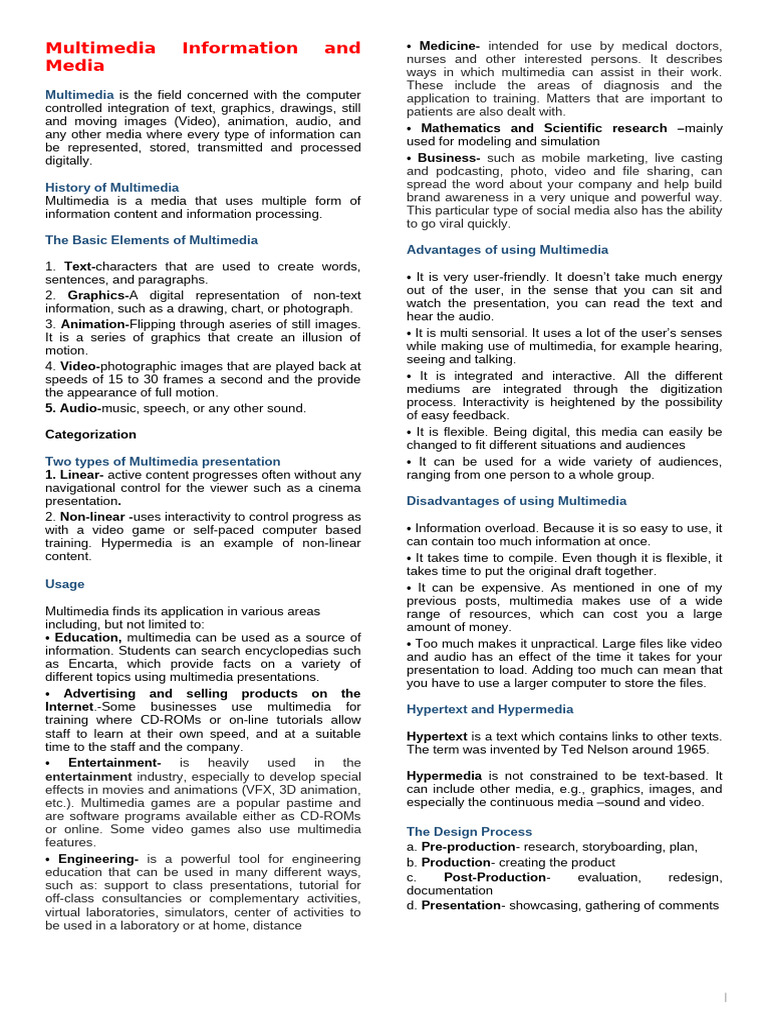 Multimedia Assessing Evaluating and Producing | PDF | Multimedia | Graphics