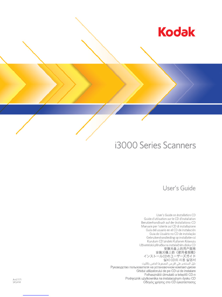 i3000_series | PDF | Image Scanner | Printer (Computing)
