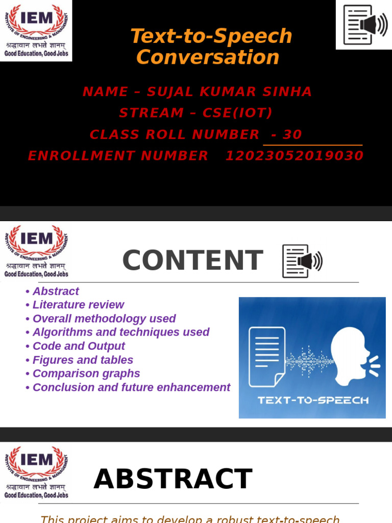 Sujal Kumar Sinha - IOT - MATLAB Mini | PDF | Speech Synthesis | Speech ...