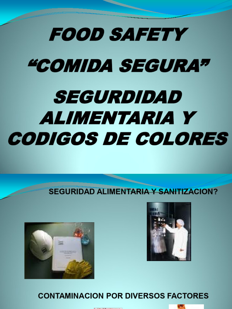 Seguridad Alimentaria y Codigo de Colores | PDF | Alimentos | Seguridad alimenticia