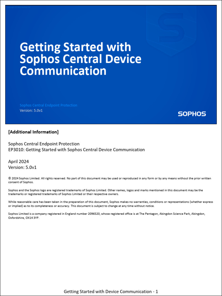 EP3010 5.0v1 Getting Started With Device Communication | PDF | Internet | Proxy Server