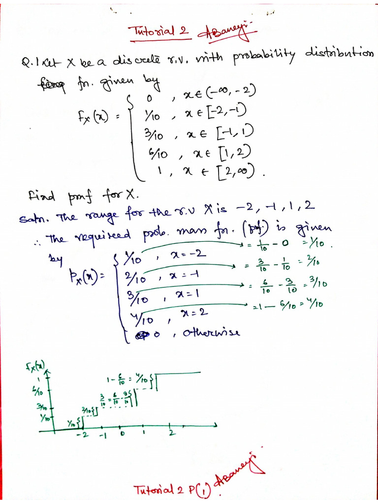 Tutorial-2 MA 202 | PDF