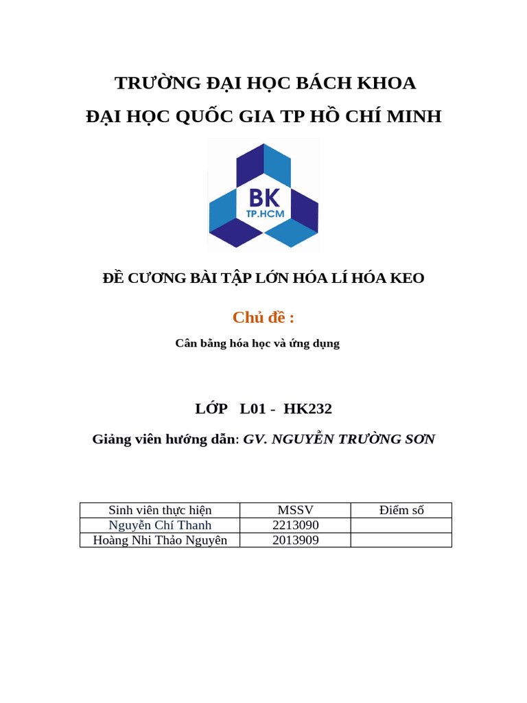 L01 - BTL Môn HLHK | PDF