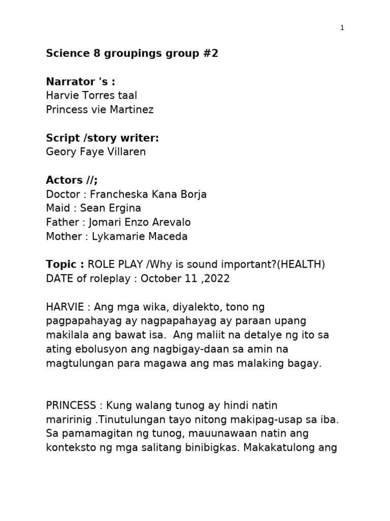 Science 8 Groupings Group #2 | PDF