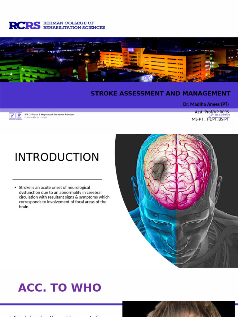Stroke Assessment and Management Guide | PDF | Anatomical Terms Of ...