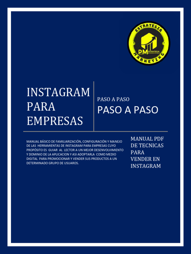 Guía para Vender en Instagram Empresarial | PDF | Marketing | Facebook