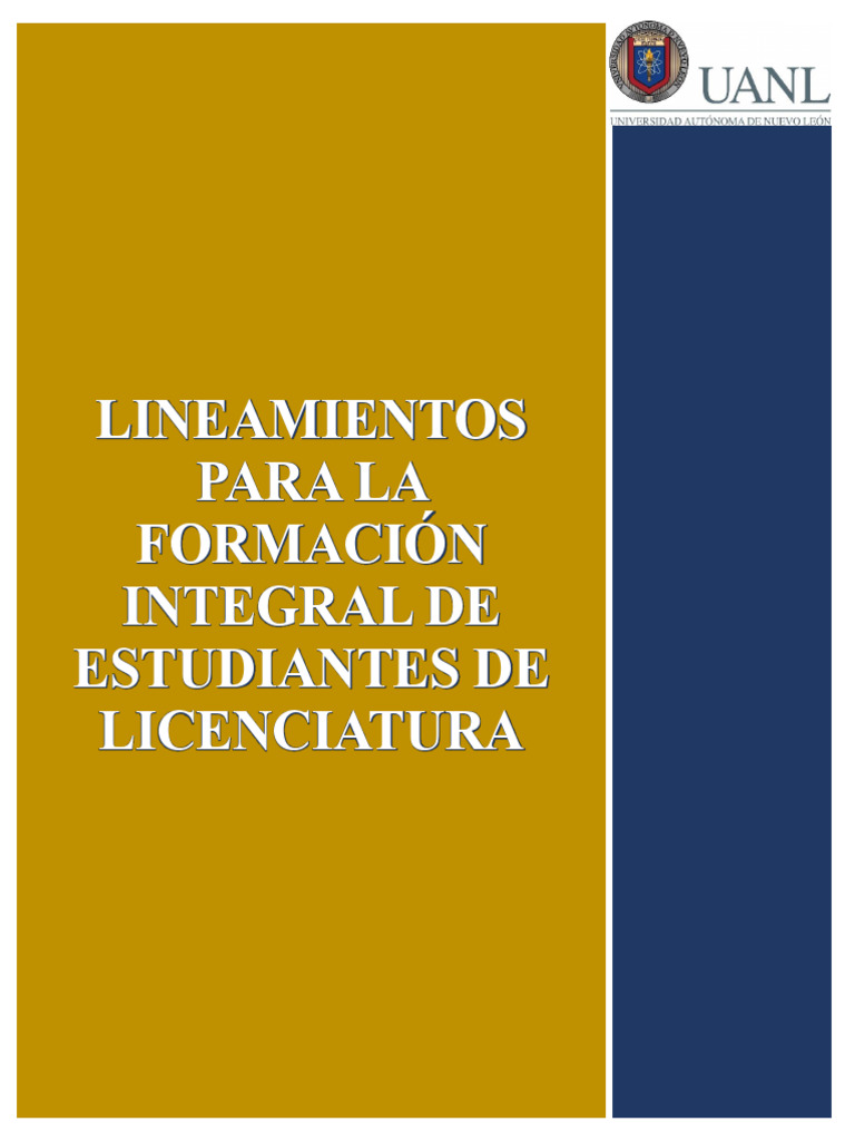 Lineamientos Formación Integral | PDF | Pensamiento | Desarrollo sostenible