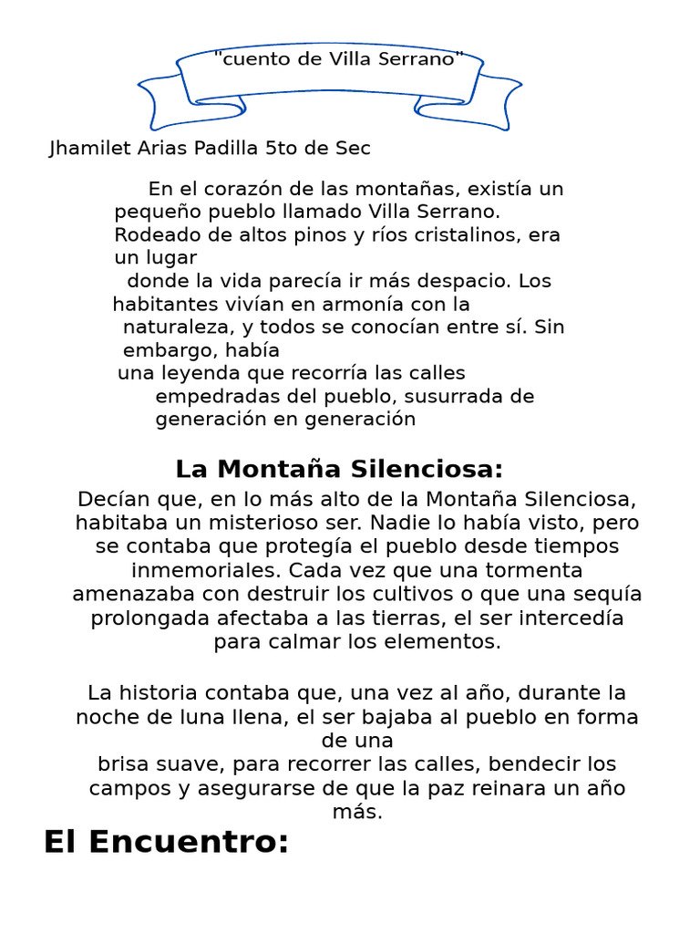 Documento Cuento | PDF