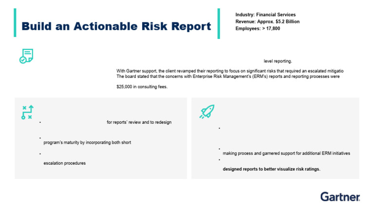 Build An Actionable Risk Report | PDF | Risk Management | Risk