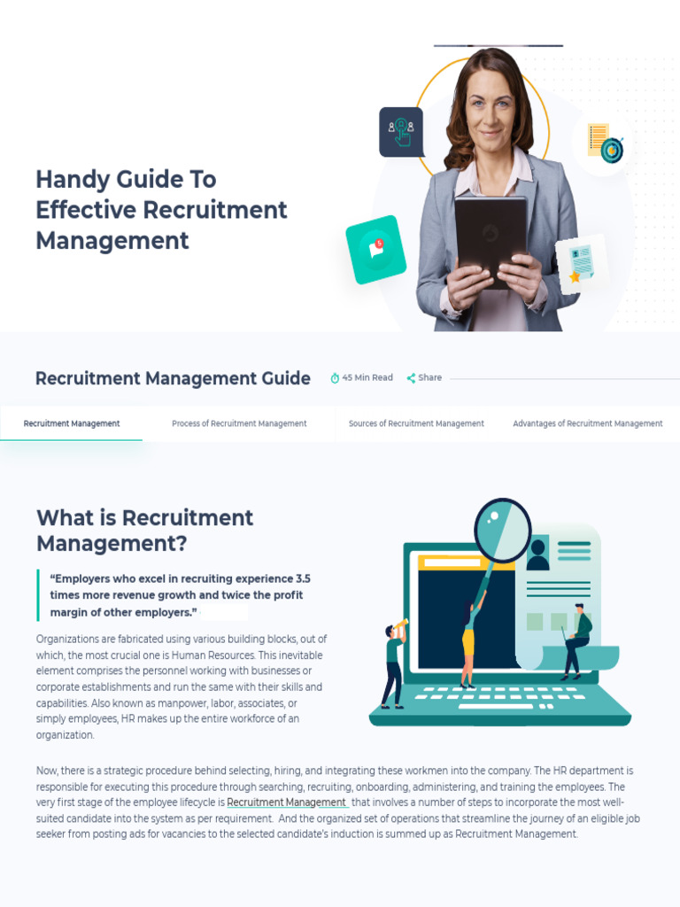 Training Manual - Recruit Plus | PDF | Recruitment | Employment