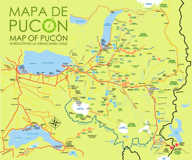 Mapa Tur Pucon | PDF