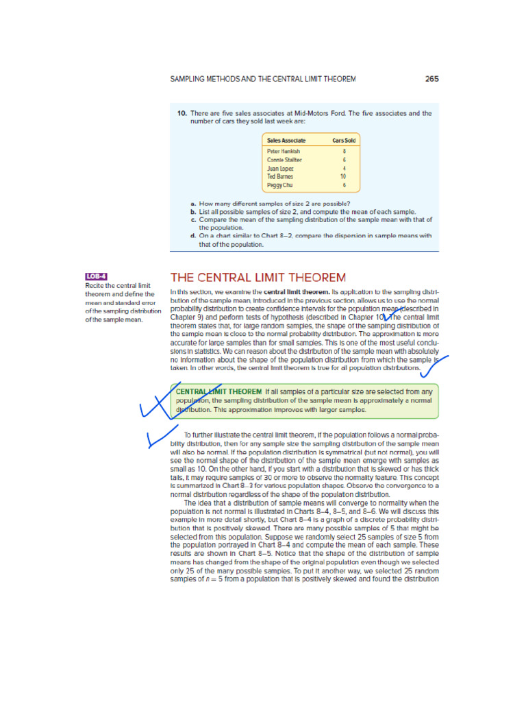 Lecture 3 - Chapter 8 - BUS 204 | PDF