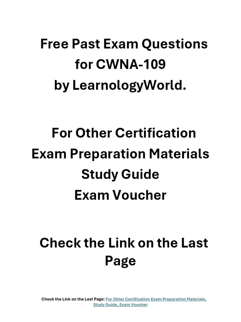 CWNA-109 Exam Study Guide & Resources | PDF | Ieee 802.11 | Wireless Lan