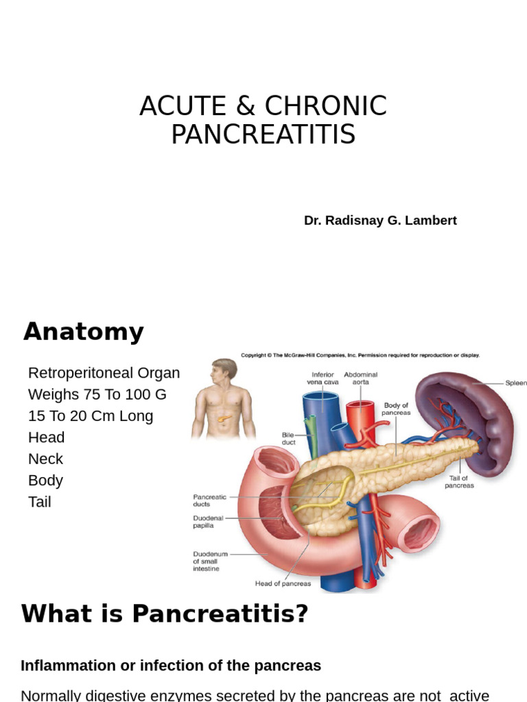 Understanding Acute and Chronic Pancreatitis | PDF | Pancreas ...