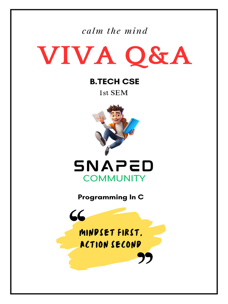 PC Viva Q&A (SnapED Codecampus) | PDF | Matrix (Mathematics) | Pointer (Computer Programming)