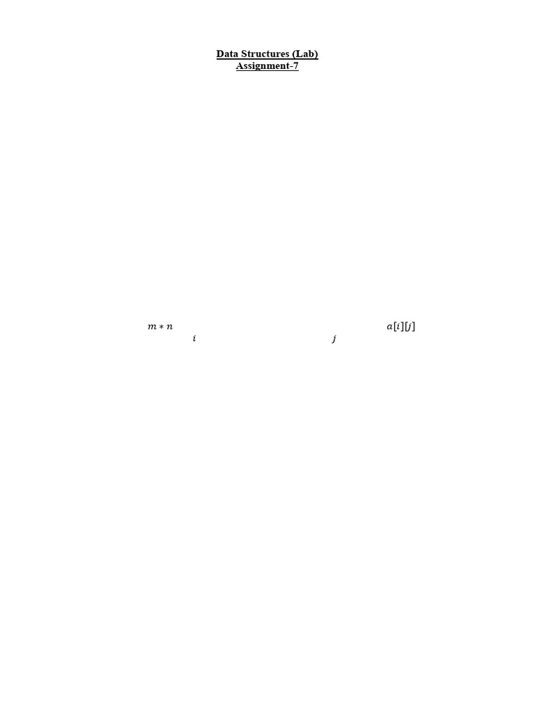 Assignment7 Practice Questions | PDF