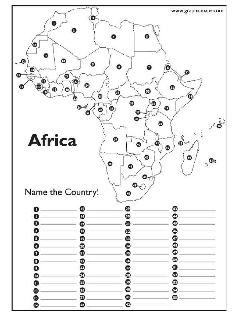3 Trimestre 8 Ano Barão Mapa Da Africa Pdf
