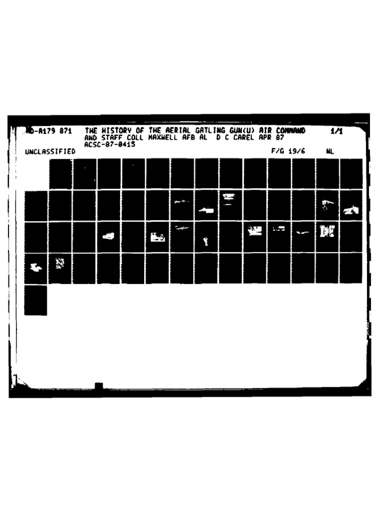 The History of The Aerial Gatling Gun | PDF | Gun Barrel | Firearms