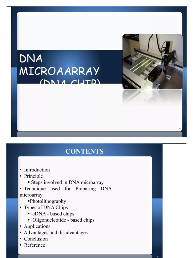Dna Chip | PDF