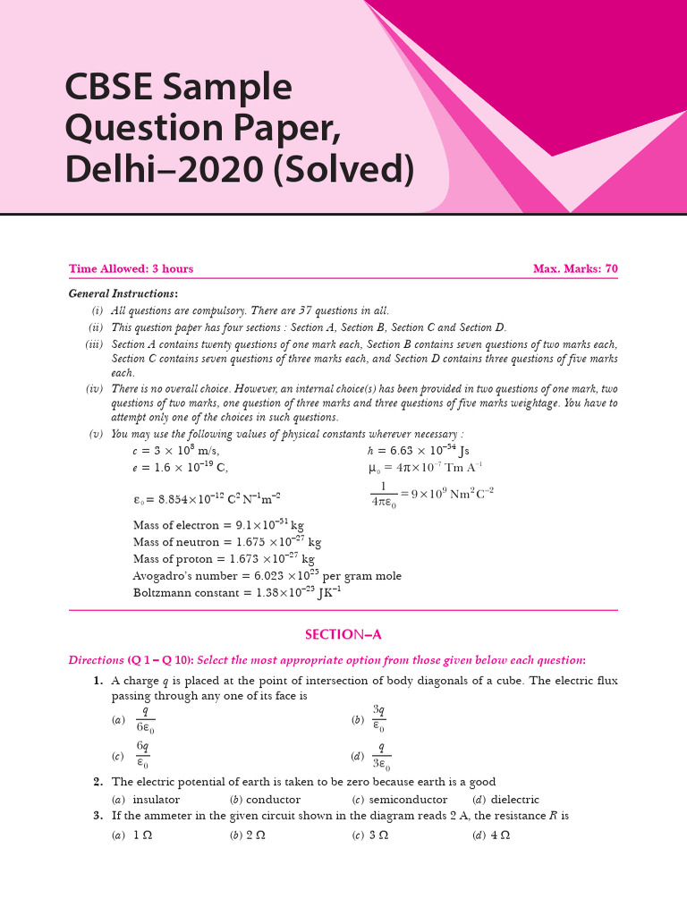 CBSE Sample Paper 2020.pdf202110050830311633422631 | PDF | Angular ...