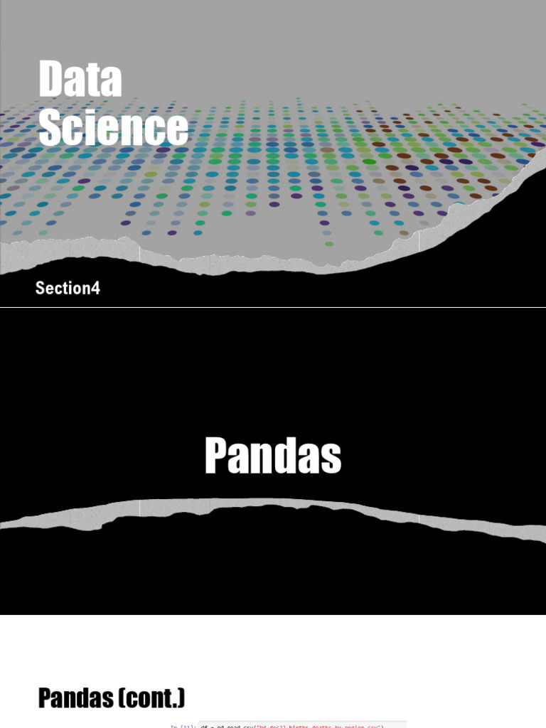 Data Science_Sec4 | PDF | Mean | Comma Separated Values