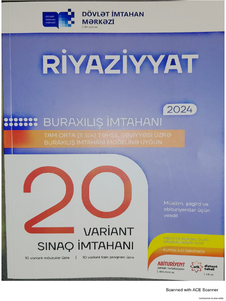 Dim 20 Sinaq Kitabi | PDF