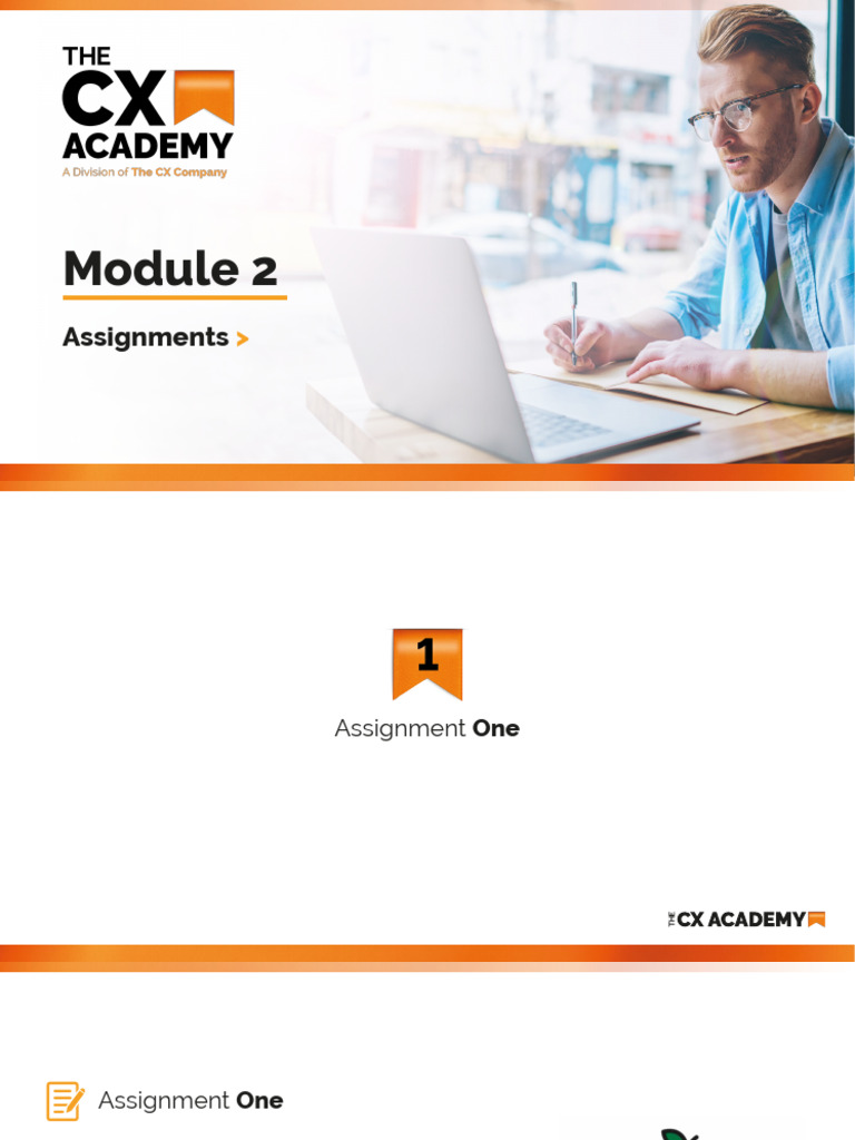 CX Academy - MODULE 2 ASSIGNMENTS | PDF