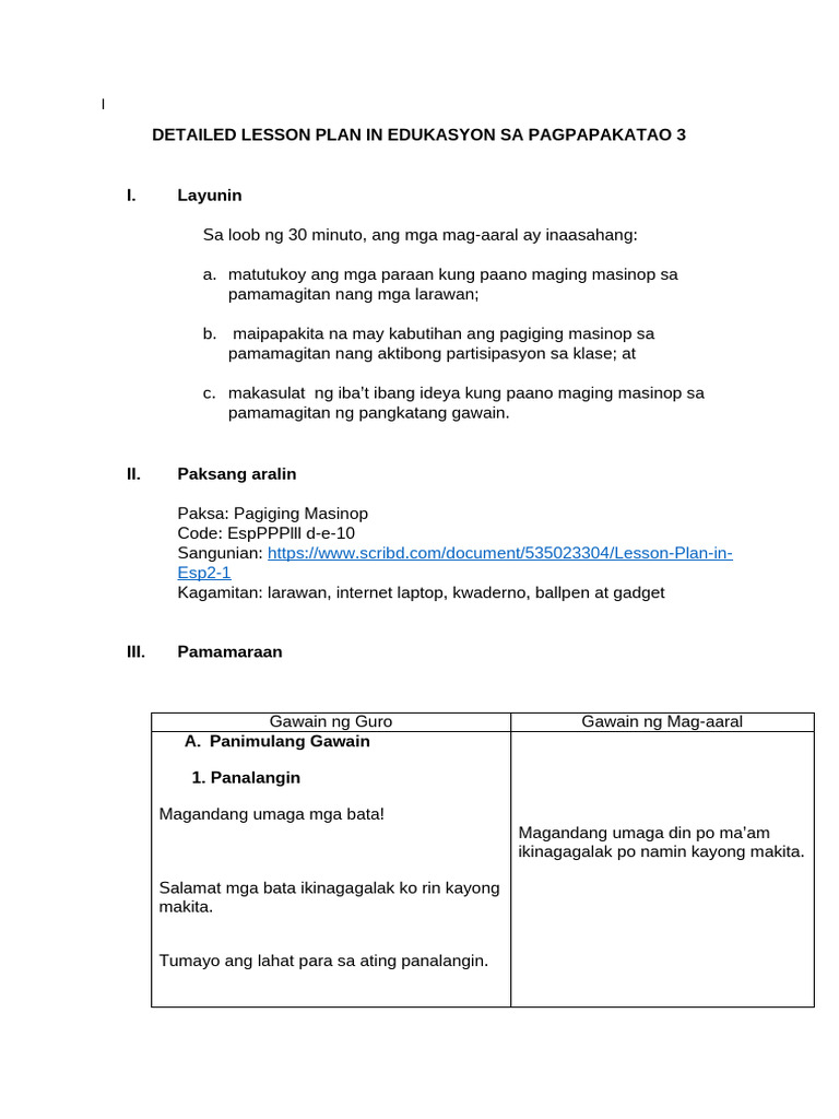 Aldrin Esp 3 LP1 | PDF