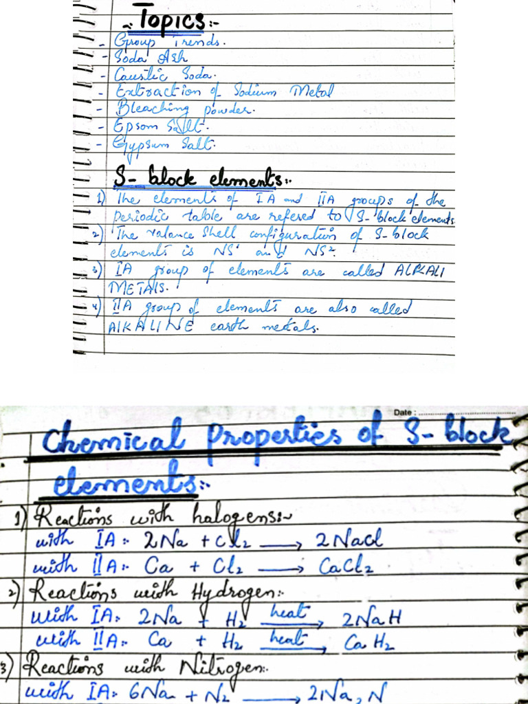 Chapter 3 Chemistry | PDF