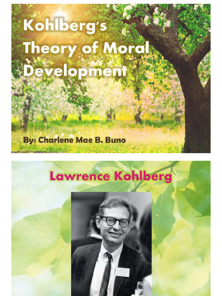Kohlberg S Theory of Moral Development 1 638 | PDF