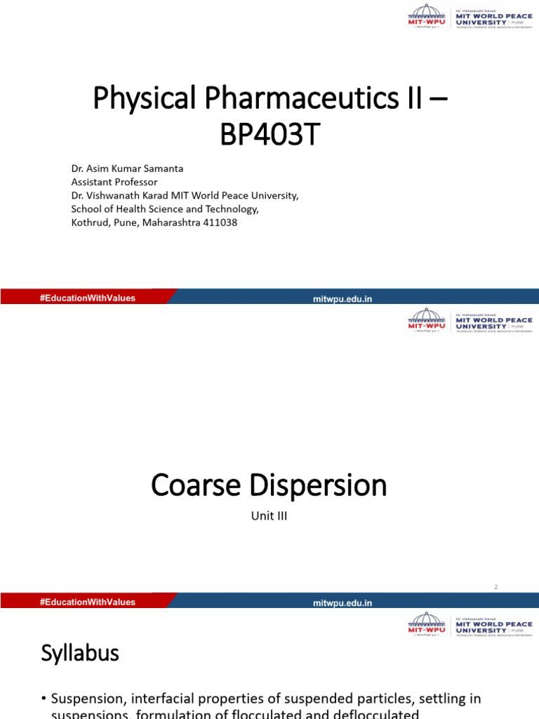 Suspension & Emulsion Formulation Guide | PDF | Suspension (Chemistry ...