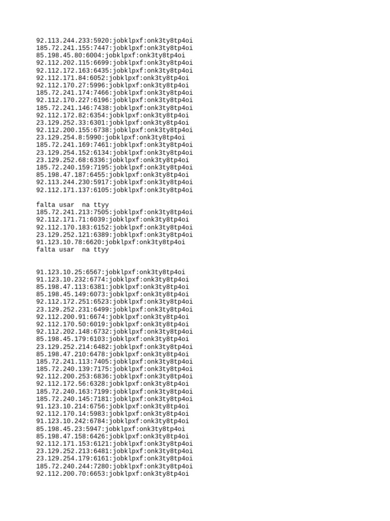 Webshare Novas | PDF