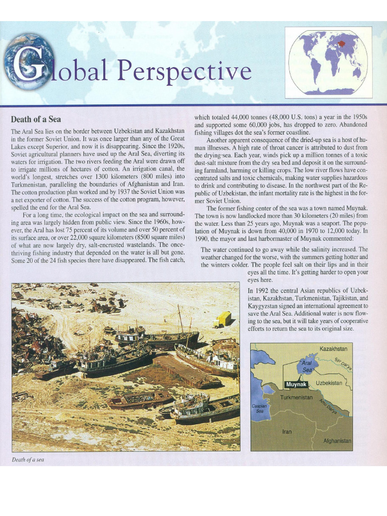 Death of Aral Sea | PDF