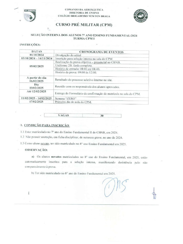 CPM-1 7 Ano 2024 | PDF