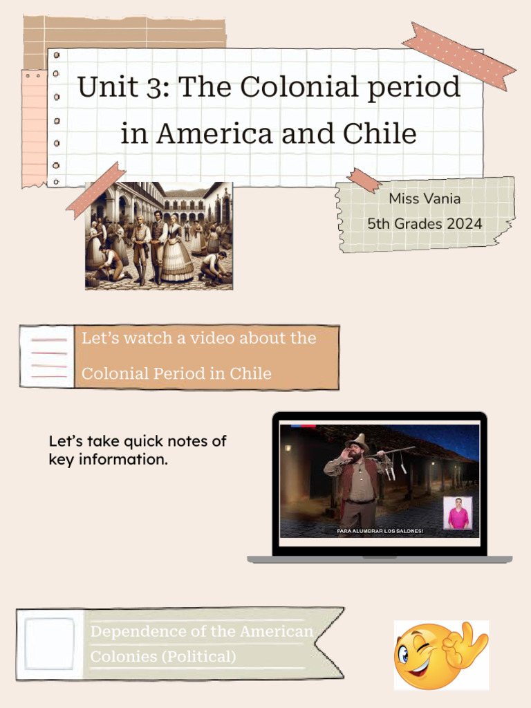 The Colonial Period in America and Chile 2 | PDF | Spanish Empire ...