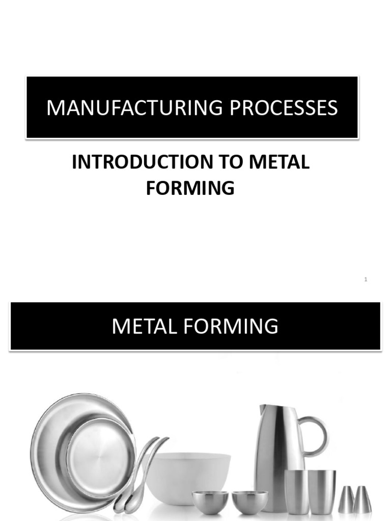 Introduction To Forming | PDF | Deformation (Engineering) | Rolling (Metalworking)