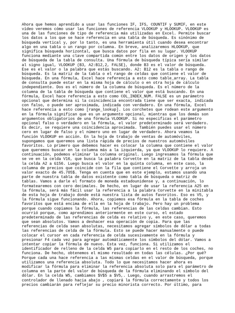 Subtitle (27) Excel Coursera | PDF | Microsoft Excel | Hoja de cálculo