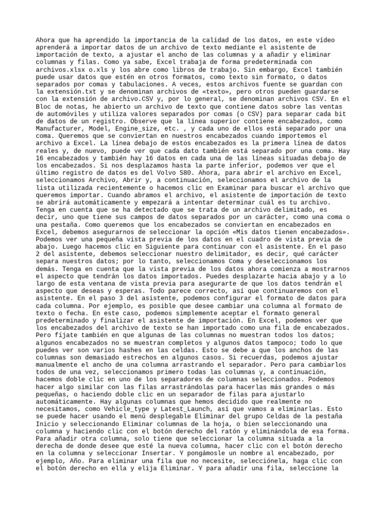 Subtitle (21) Introduccion Excel | PDF | Microsoft Excel | Valores ...